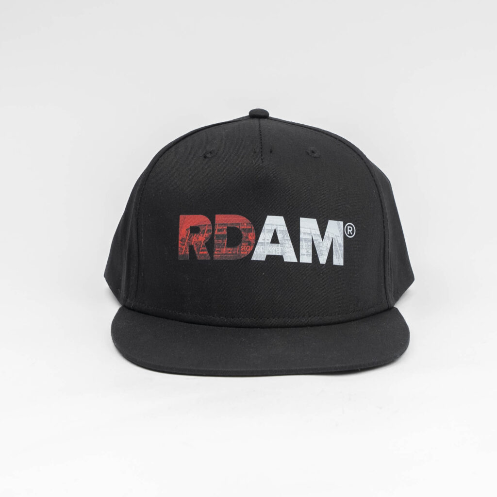 RDAM® Original Cap Kuip Rood Wit op Zwart